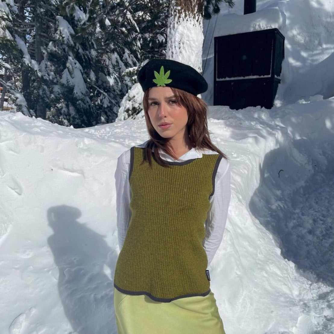 I Heart Weed Beret – Stickybaby